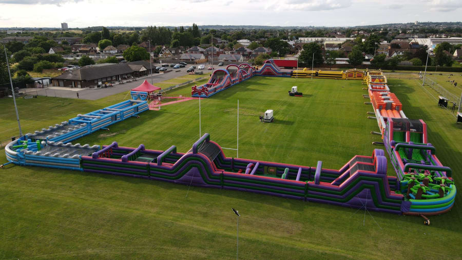Inflatable Obstacle Course Hire – The Labyrinth Challenge | Simply The ...